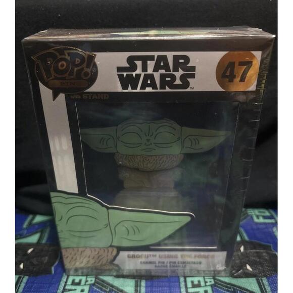 Funko | Design | Grogu Using The Force Pin Badge With Stand Star Wars ...